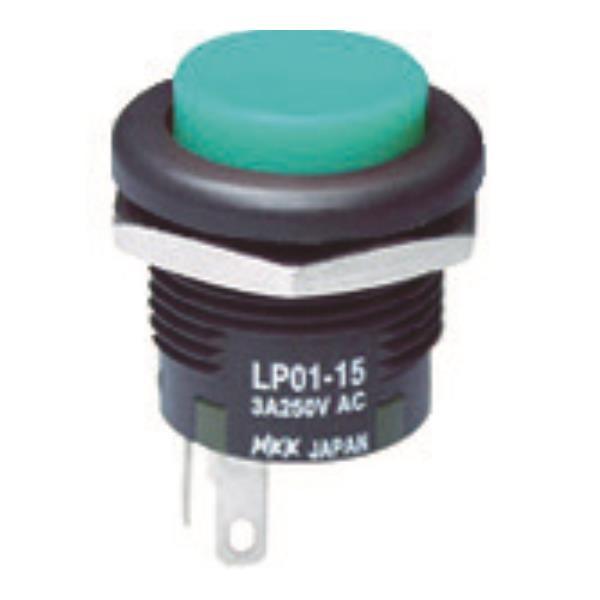 NKKスイッチズ 低背形押ボタンスイッチ LP ボタン緑 単極ON-(ON) LP0115CCKNS1M [LP01-15CCKNS1M][r20][s9-010] : ミナトワークス ...