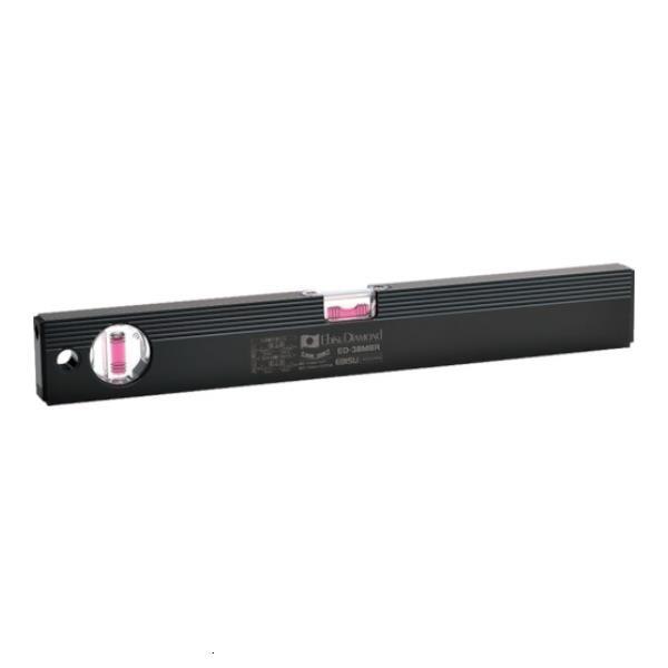 エビスダイヤモンド 磁石付ベーシックレベルブラック 380mm ブラック/レッド ED38MBR [ED-38MBR][r20][s9-010 ...