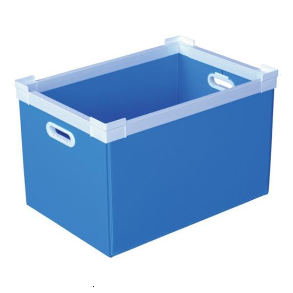 KUNIMORI プラダン NSコンテナ 50L(SWコーナー)ライトブルー 78302NS50LLB [78302-NS50L-LB ...