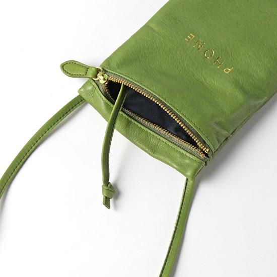 SiiLo / シーロ Word Phone Shoulder 51007 スマホショルダー スマホケース 牛革 日本製 : ミナトガワラヂヲ ...