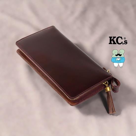 KC,s KCs / ケイシイズ コードバン ラウンドジップ ロングウォレット KRW008 : minatogawaradio Yahoo!ショップ - 通販 - Yahoo!ショッピング