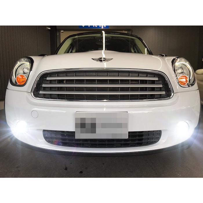 BMW MINI CROSSOVER ／キャンセラー内蔵 LEDフォグランプ／LED 7035 CSP／12000lm（6000K・3000K）ミニ クロスオーバー・R60／前期・後期 ...