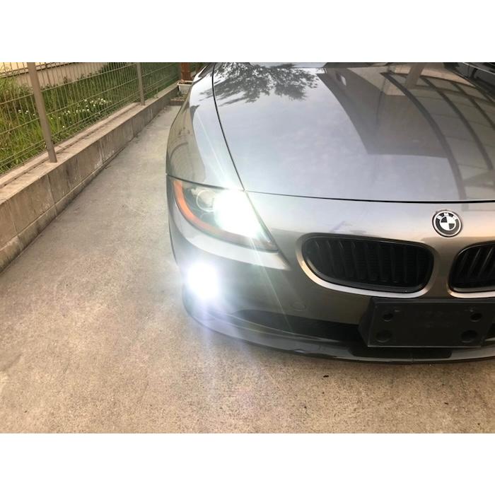 みね商店 BMW Z4シリーズ E85／キャンセラー内蔵 LEDフォグランプ／LED 7035 CSP／12000lm（6000K・3000K ...