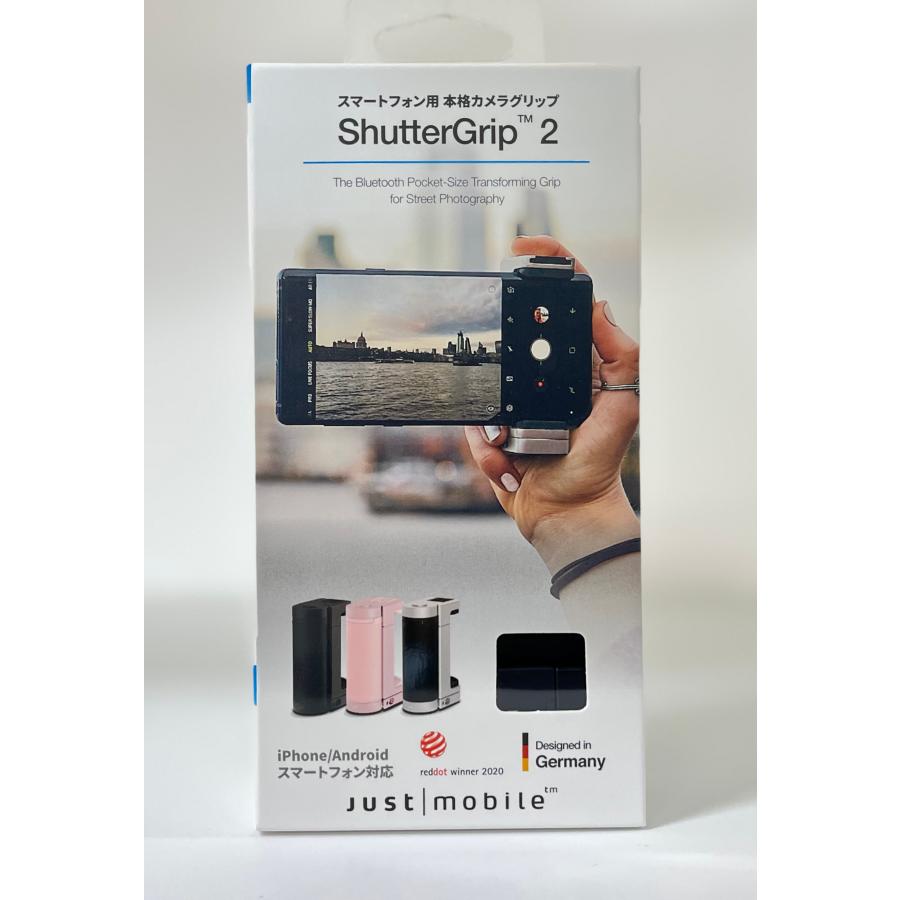 ジャストモバイル スマホ用多機能カメラグリップ ShutterGrip 2 マットブラック : Chronus - 通販 - Yahoo!ショッピング