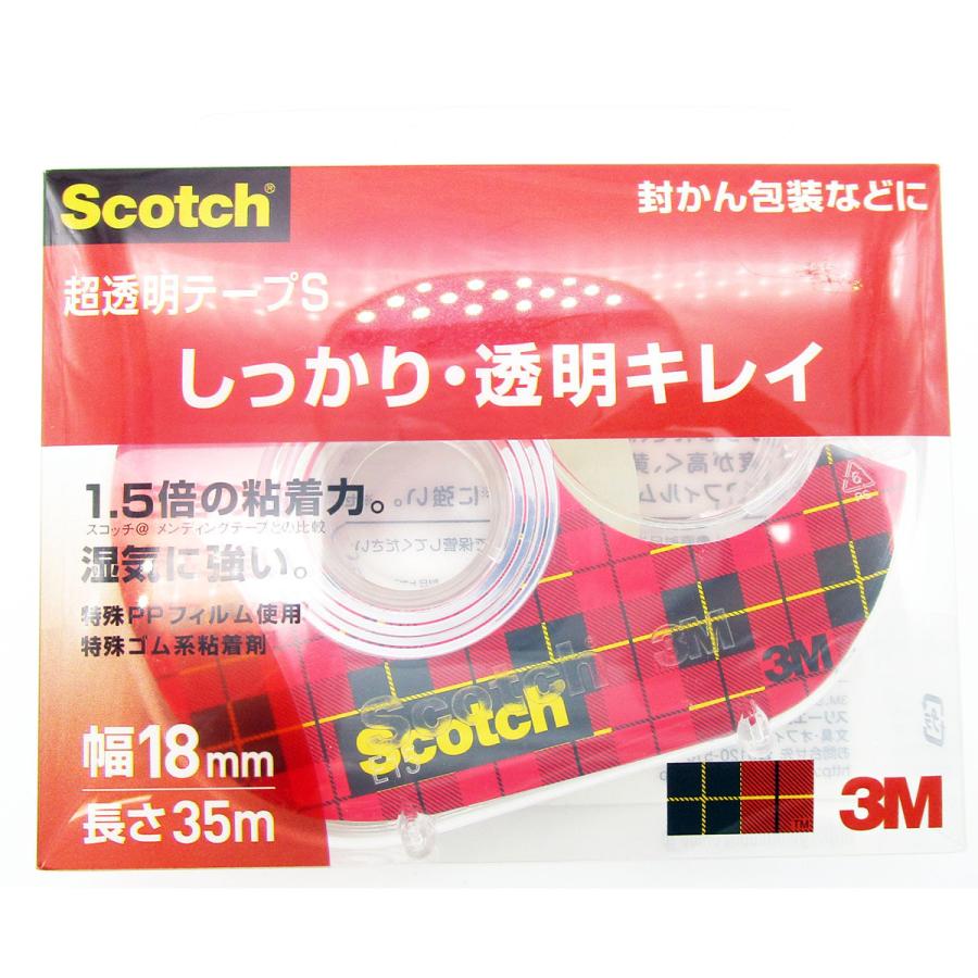 3M スリーエム 超透明 テープ S 小巻 18mm : Mini-s - 通販 - Yahoo!ショッピング