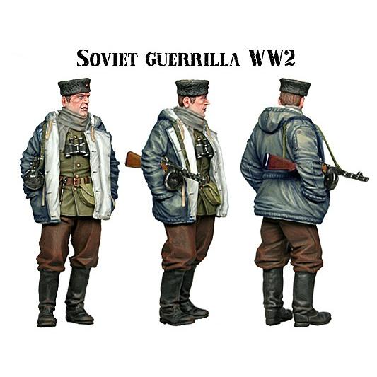 ロシア軍 ゲリラ WW2 Soviet Guerrilla WW2 1/35[EM-35028] :EM-35028:ミニチュアパーク ...