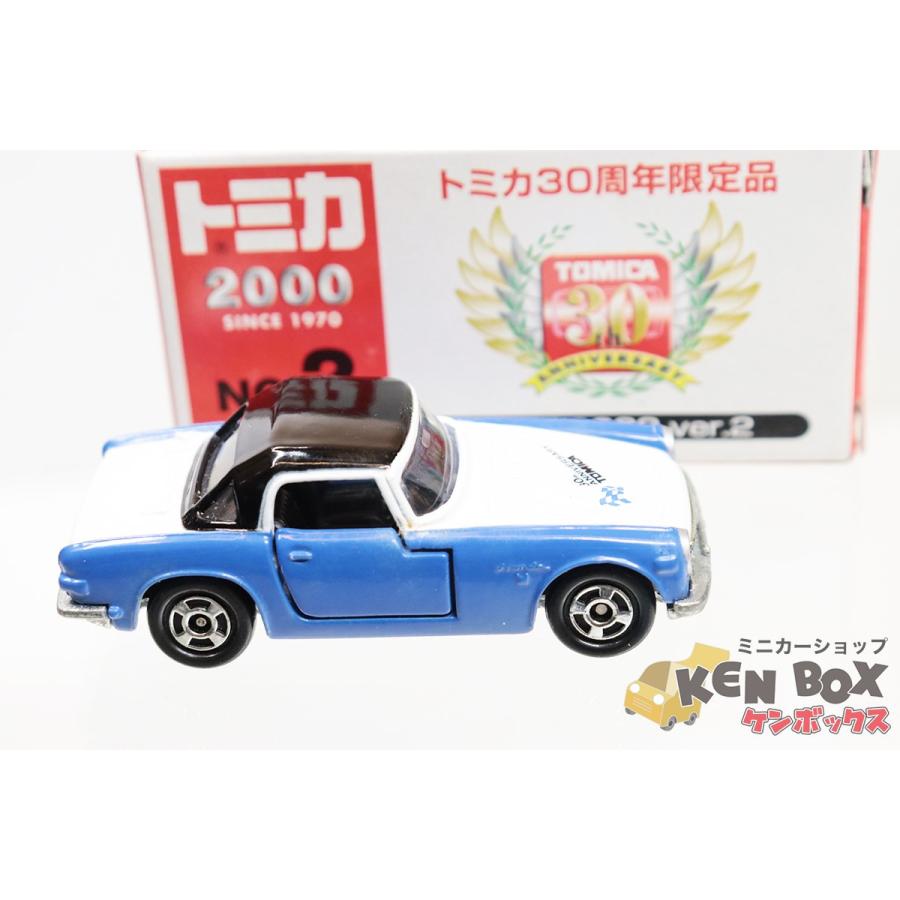 トミカ30周年限定品No.2 ホンダS800 中国製 現状渡し : ミニカー トミカ30周年限定品No.2 ホンダS800 中国製 現状渡し : ミニカー