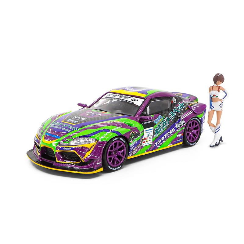 POP RACE PR64-HKSA90-EVA01 トヨタ エヴァRT初号機 GR Supra D1 Grand Prix Series ...