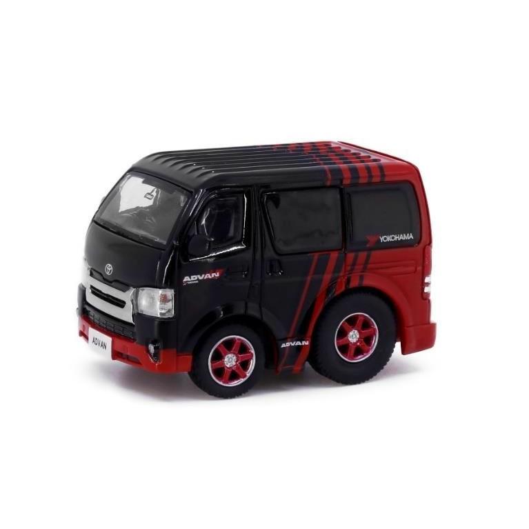 TinyQ TinyQ-03-S10 トヨタハイエースADVAN ※約1/64スケール : ミニカーショップケンボックス - 通販 - Yahoo!ショッピング