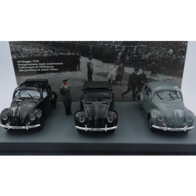 RIO RIO4217/2P フォルクスワーゲン ビートル 1938年工場定礎 KDFワーゲン・プロトタイプ(V303)3台セット ※1/43スケール : ミニカーショップケンボックス ...