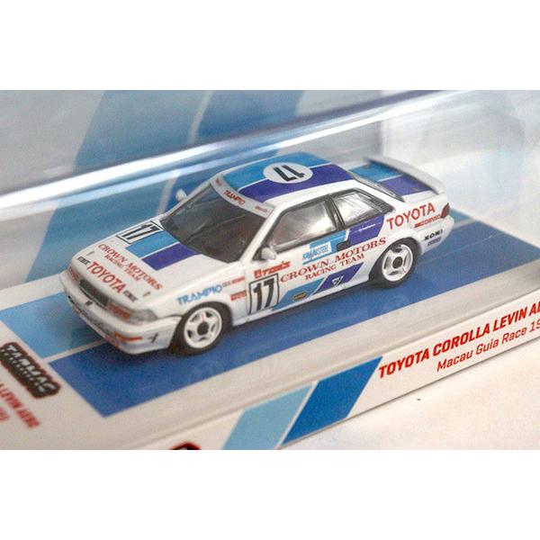 Tarmac Works T64-036-89MGP17 トヨタカローラレビンAE92 macau Guia Race 1989 : ミニカー ...