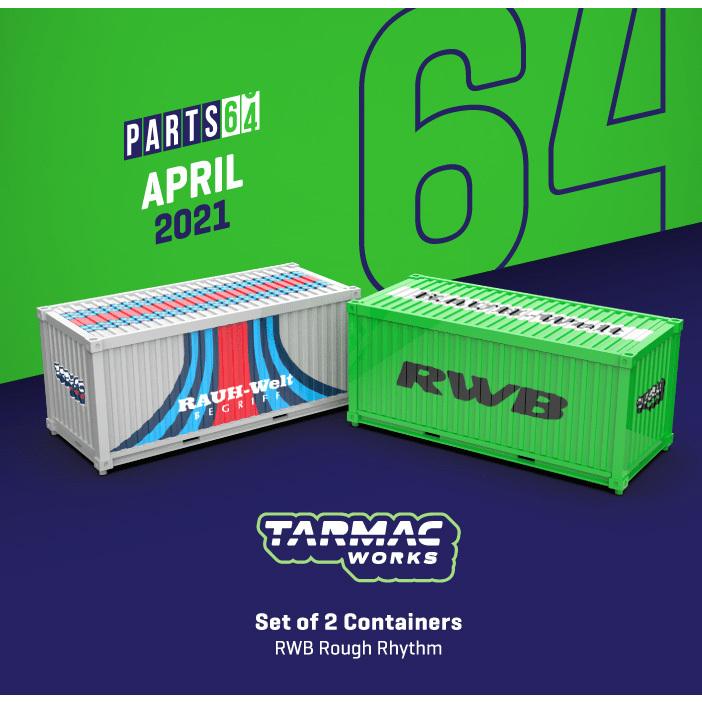 Tarmac Works T64C-001-RR コンテナBOX 2個セット RWB Rough Rhythm : ミニカーショップケン ...