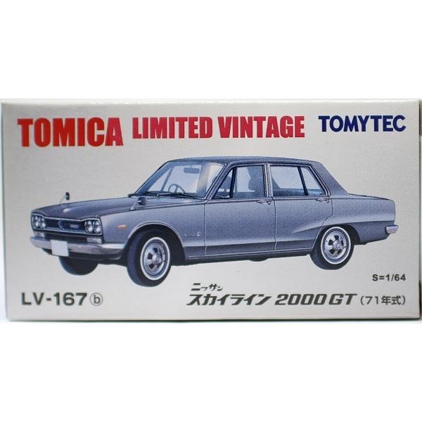 新品 トミカリミテッドヴィンテージ 1/64 LV-167b スカイライン2000GT 銀 71年式 240001015400 : 0-200001005089-10 : mini cars ...