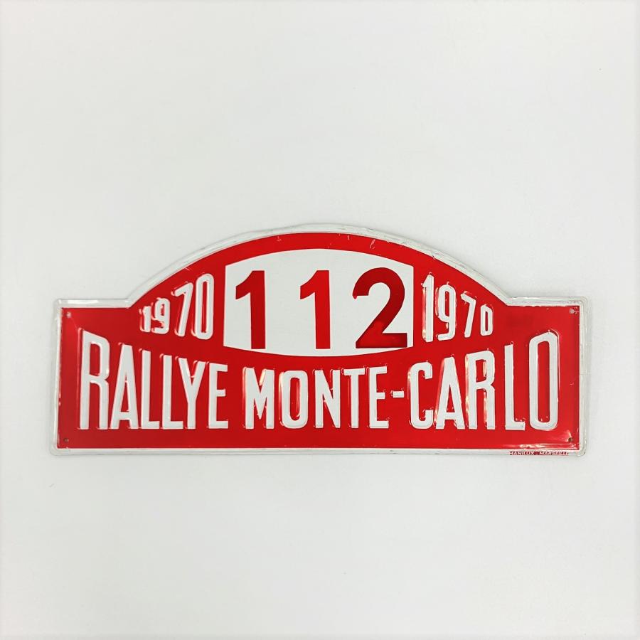 現品 オリジナル RALLY MONTE CARLO プレート : ミニマルヤマ - 通販 - Yahoo!ショッピング