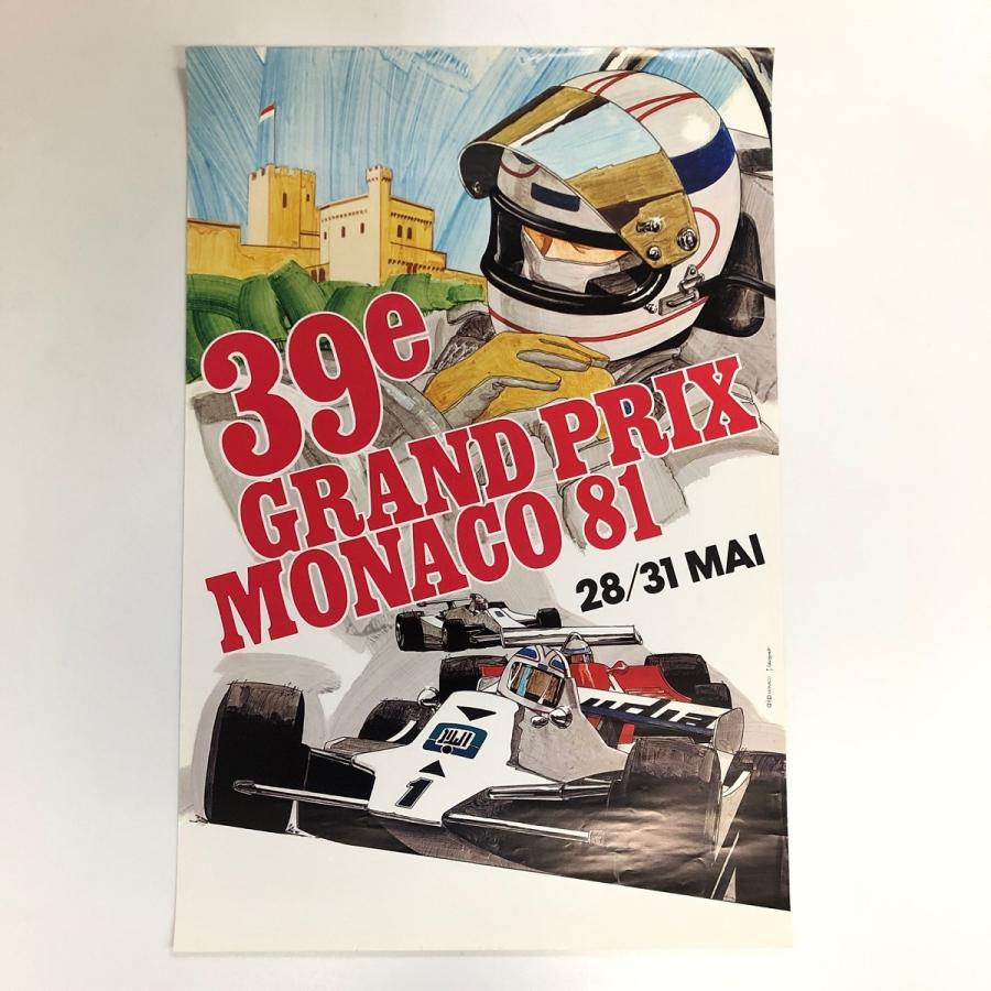 現品 39th GRAND PRIX MONACO 1981 ポスター : ミニマルヤマ - 通販 - Yahoo!ショッピング