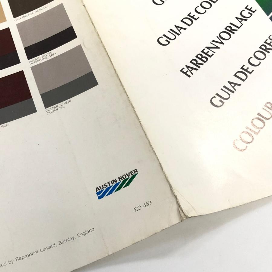 現品 AUSTIN ROVER COLOUR GUIDE : ミニマルヤマ - 通販 - Yahoo!ショッピング