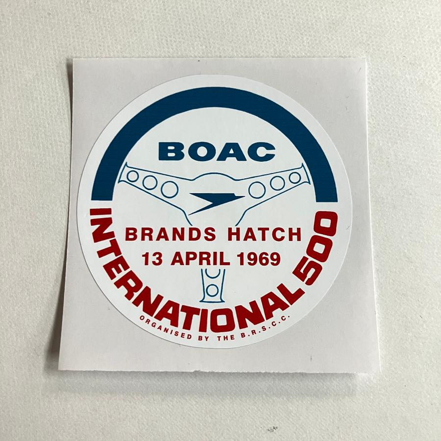 BOAC BRANDS HATCH ステッカー : ミニマルヤマ - 通販 - Yahoo!ショッピング