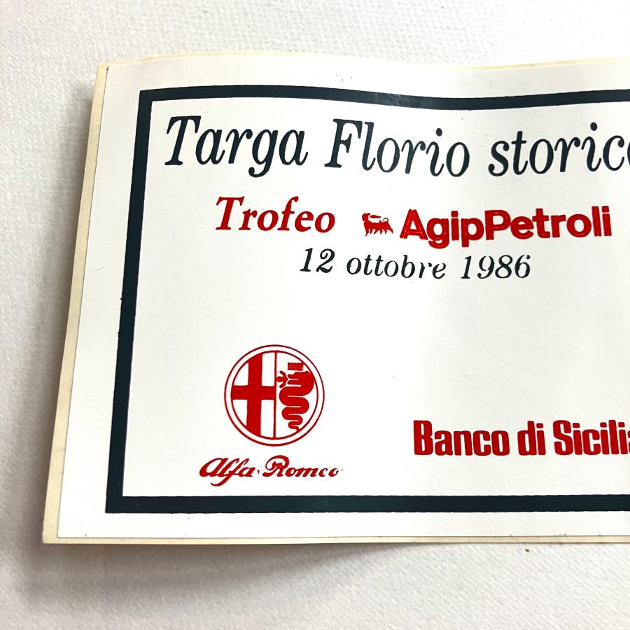 Targa Florio storica ステッカー :BB10107:ミニマルヤマ - 通販 - Yahoo!ショッピング