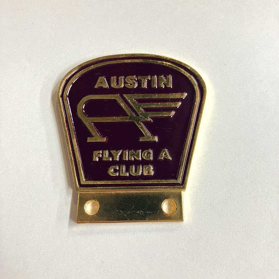 現品 AUSTIN FLYING CLUB プレートエンブレム : ミニマルヤマ - 通販 - Yahoo!ショッピング