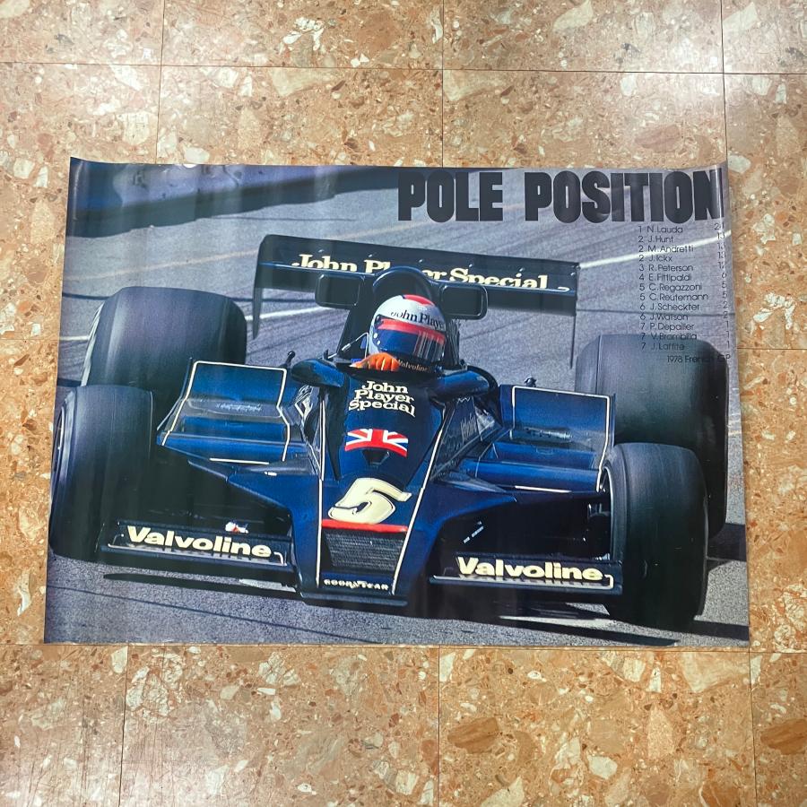 現品 1978 French GP POLE POSITION ポスター : ミニマルヤマ - 通販 - Yahoo!ショッピング