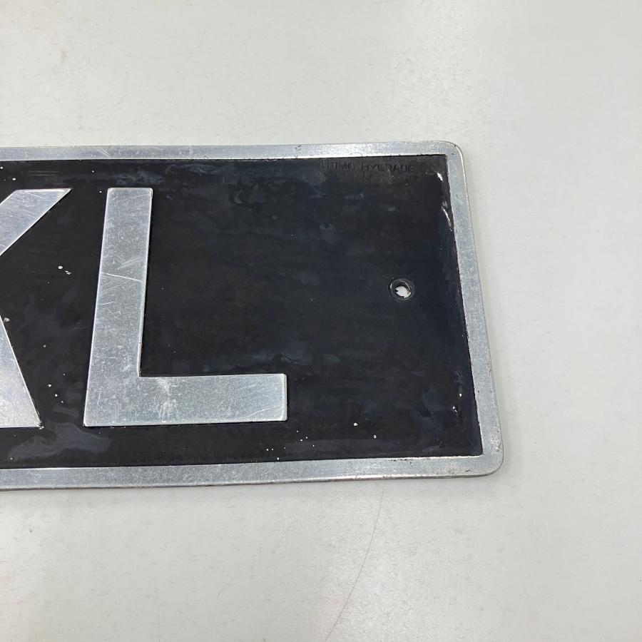 現品 英国ナンバープレート・66 KKL : ミニマルヤマ - 通販 - Yahoo!ショッピング