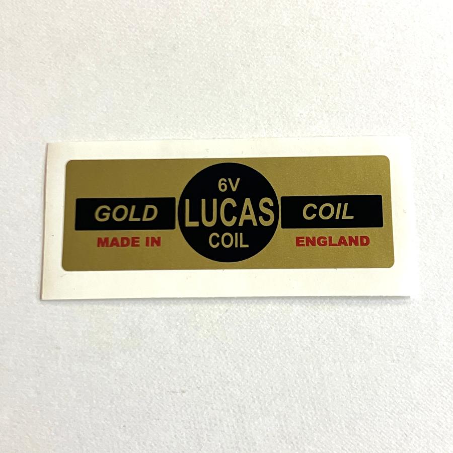 LUCAS COIL 6V ステッカー : ミニマルヤマ - 通販 - Yahoo!ショッピング