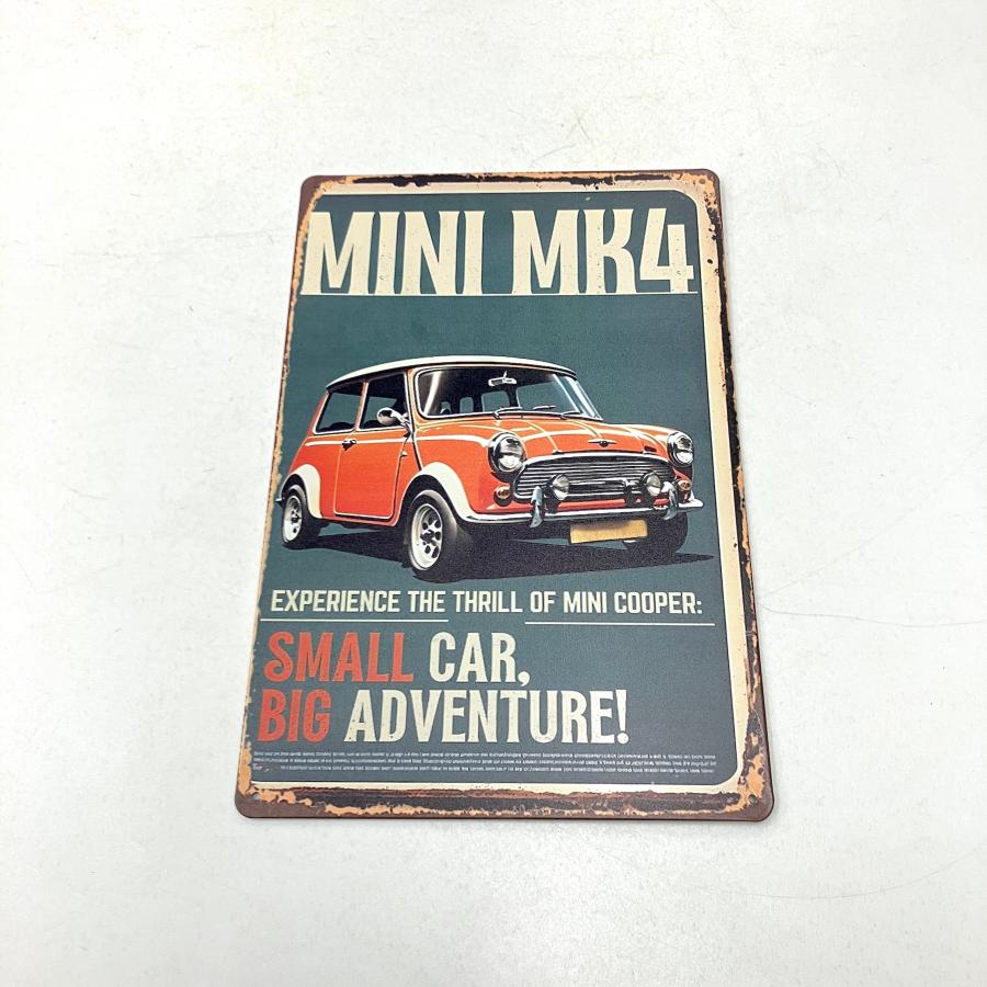 現品 MINI MK4 プレート看板インテリア : ミニマルヤマ - 通販 - Yahoo!ショッピング