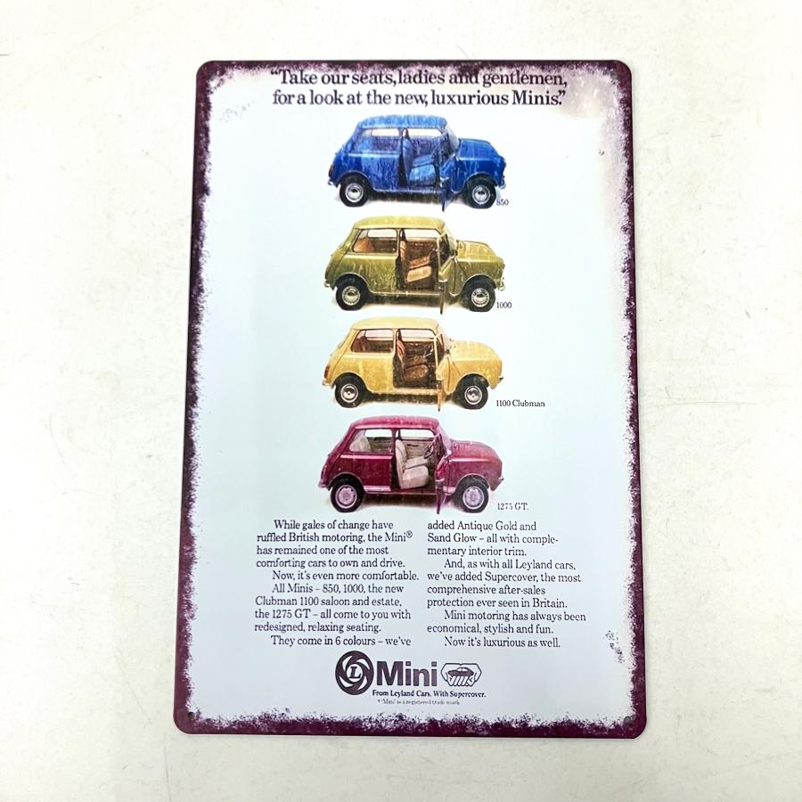 現品 CLASSIC MINI プレートディスプレイ看板 : ミニマルヤマ - 通販 - Yahoo!ショッピング