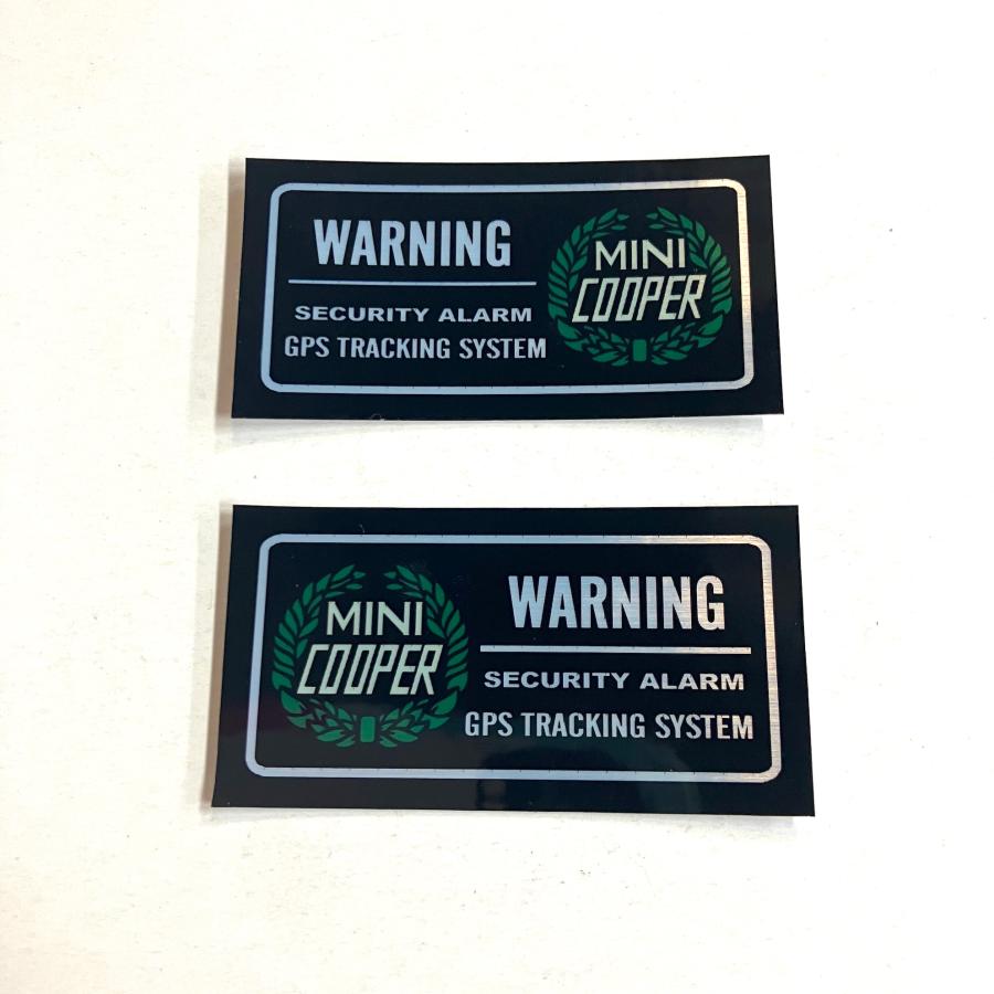 MINI WARNING ステッカー : ミニマルヤマ - 通販 - Yahoo!ショッピング