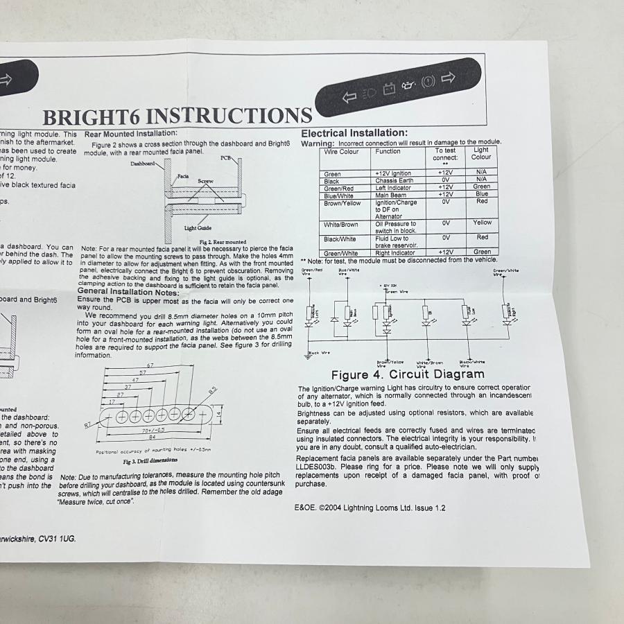 BRIGHT 6 WARNING LIGHT MODULE : ミニマルヤマ - 通販 - Yahoo!ショッピング