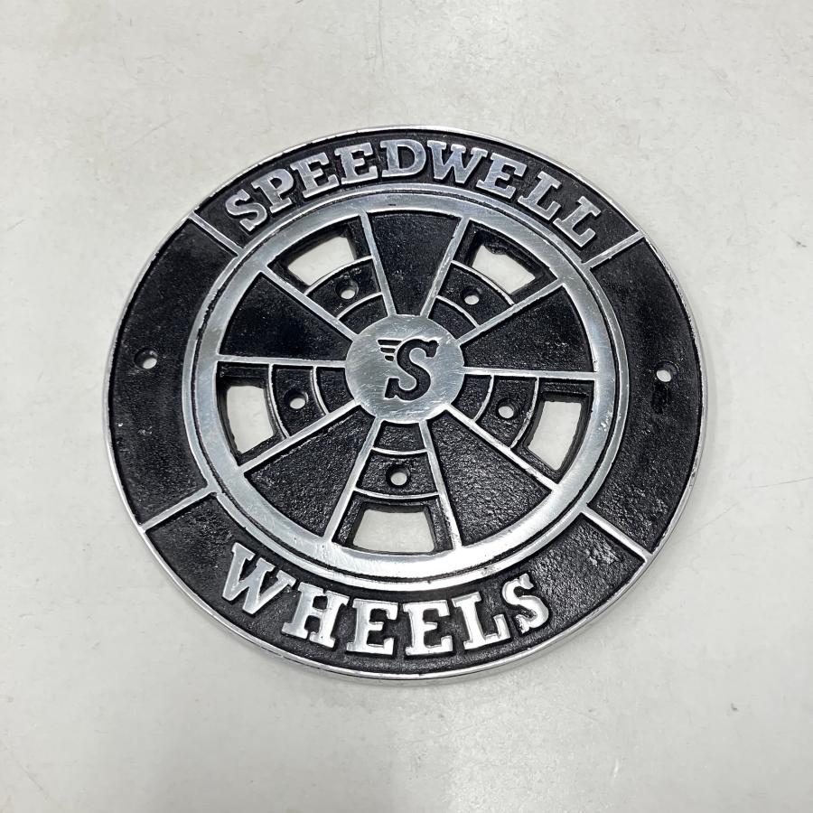 現品 SPEEDWELL WHEELS プレート看板インテリア : ミニマルヤマ - 通販 - Yahoo!ショッピング