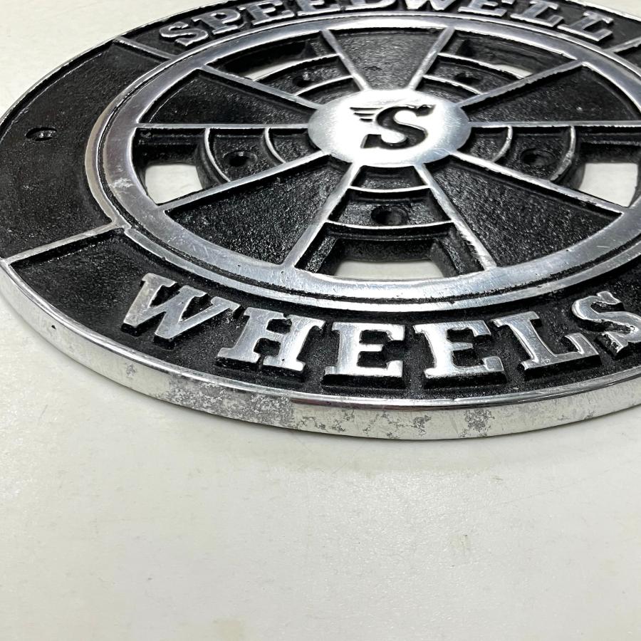 現品 SPEEDWELL WHEELS プレート看板インテリア : ミニマルヤマ - 通販 - Yahoo!ショッピング