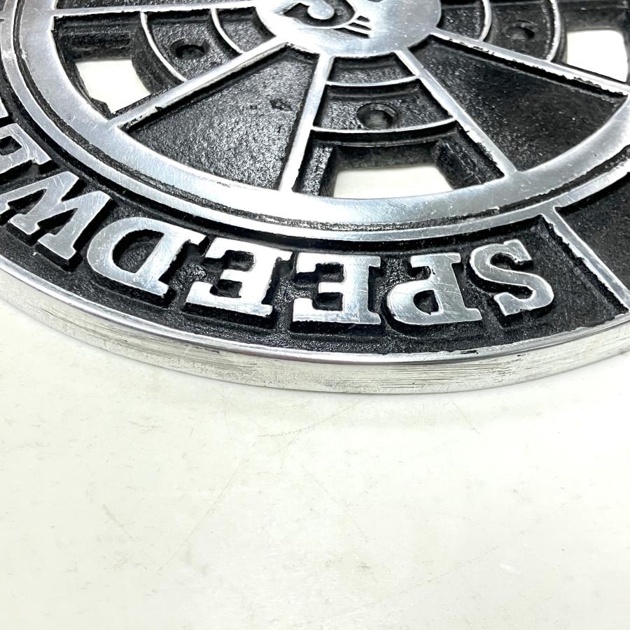 現品 SPEEDWELL WHEELS プレート看板インテリア : ミニマルヤマ - 通販 - Yahoo!ショッピング