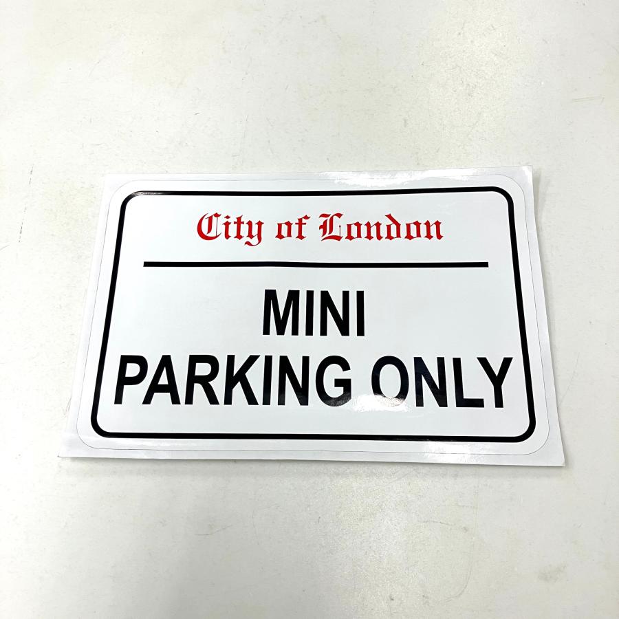 MINI PARKING ONLY ステッカー : bb2823 : ミニマルヤマ - 通販 - Yahoo!ショッピング