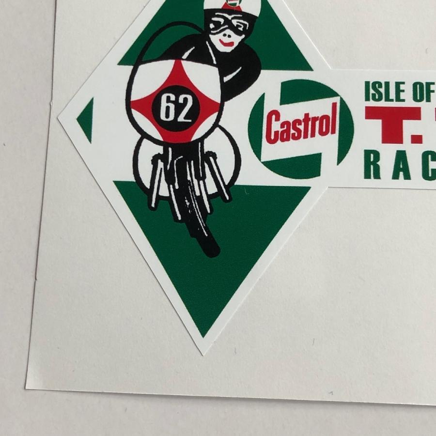 Castrol CASTROL TT RACES ステッカー : ミニマルヤマ - 通販 - Yahoo!ショッピング