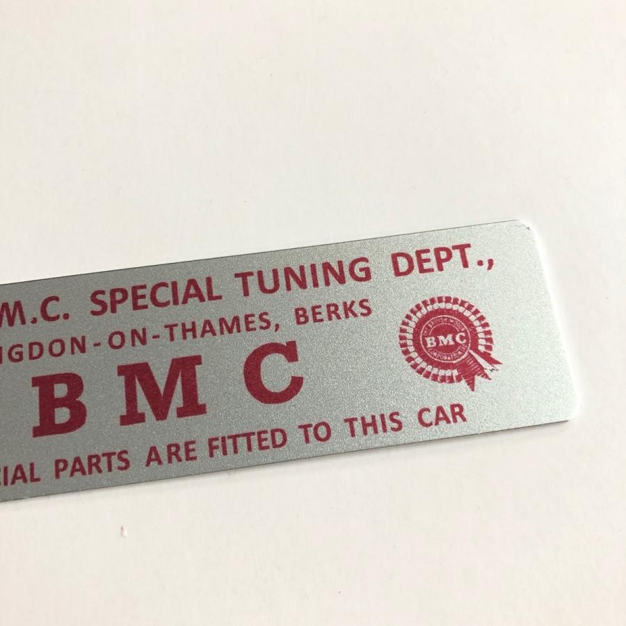 ローバー BMC SPECIAL TUNING DEPT プレートステッカー : ミニマルヤマ - 通販 - Yahoo!ショッピング