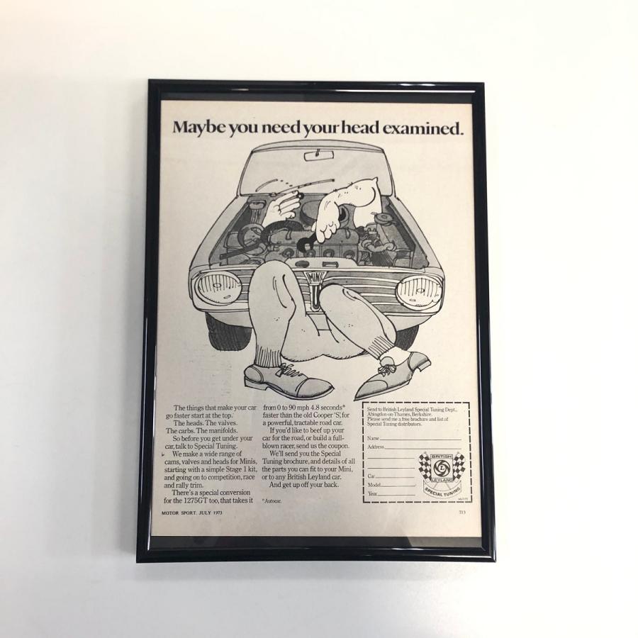 現品 BL Special Tuning and Mini 1275GT 額装パネル : ミニマルヤマ - 通販 - Yahoo!ショッピング