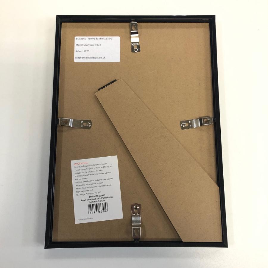 現品 BL Special Tuning and Mini 1275GT 額装パネル : ミニマルヤマ - 通販 - Yahoo!ショッピング