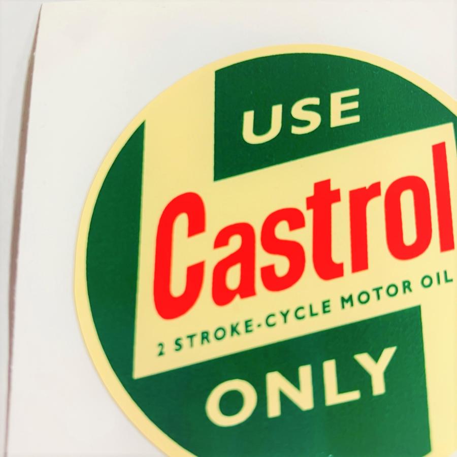 Castrol（カストロール） USE Castrol ONLY ステッカー・ラージ : ミニマルヤマ - 通販 - Yahoo!ショッピング