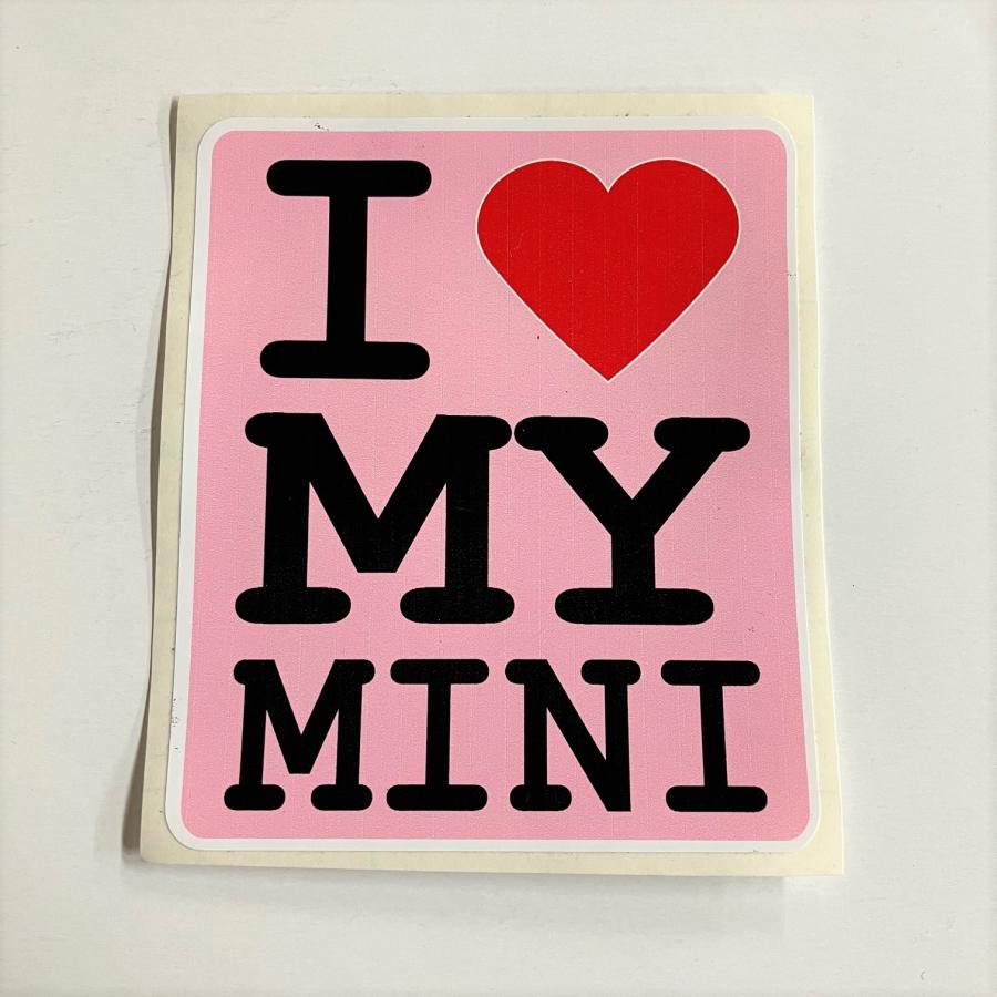 I LOVE MY MINIステッカー・ピンク : ミニマルヤマ - 通販 - Yahoo!ショッピング