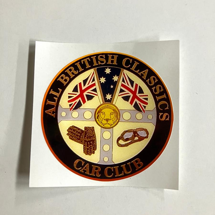 ALL BRITISH CLASSICS CAR CLUB ステッカー : bb9289 : ミニマルヤマ - 通販 - Yahoo!ショッピング