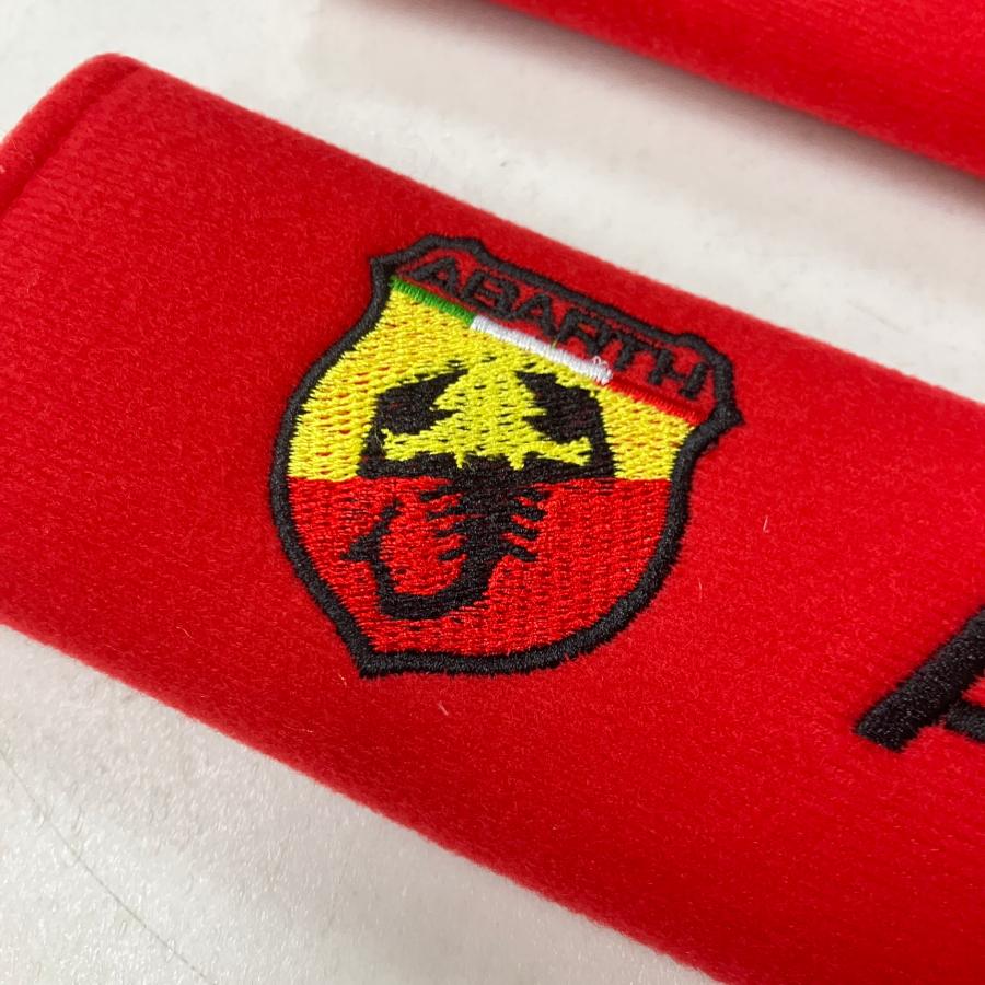 ABARTH シートベルト ショルダーパッド : bb9792 : ミニマルヤマ - 通販 - Yahoo!ショッピング