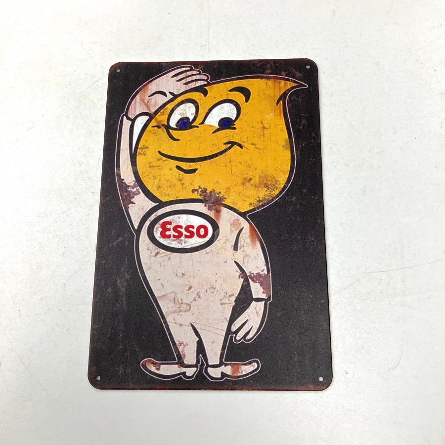 現品 ESSOボーイ プレート看板インテリア : ミニマルヤマ - 通販 - Yahoo!ショッピング