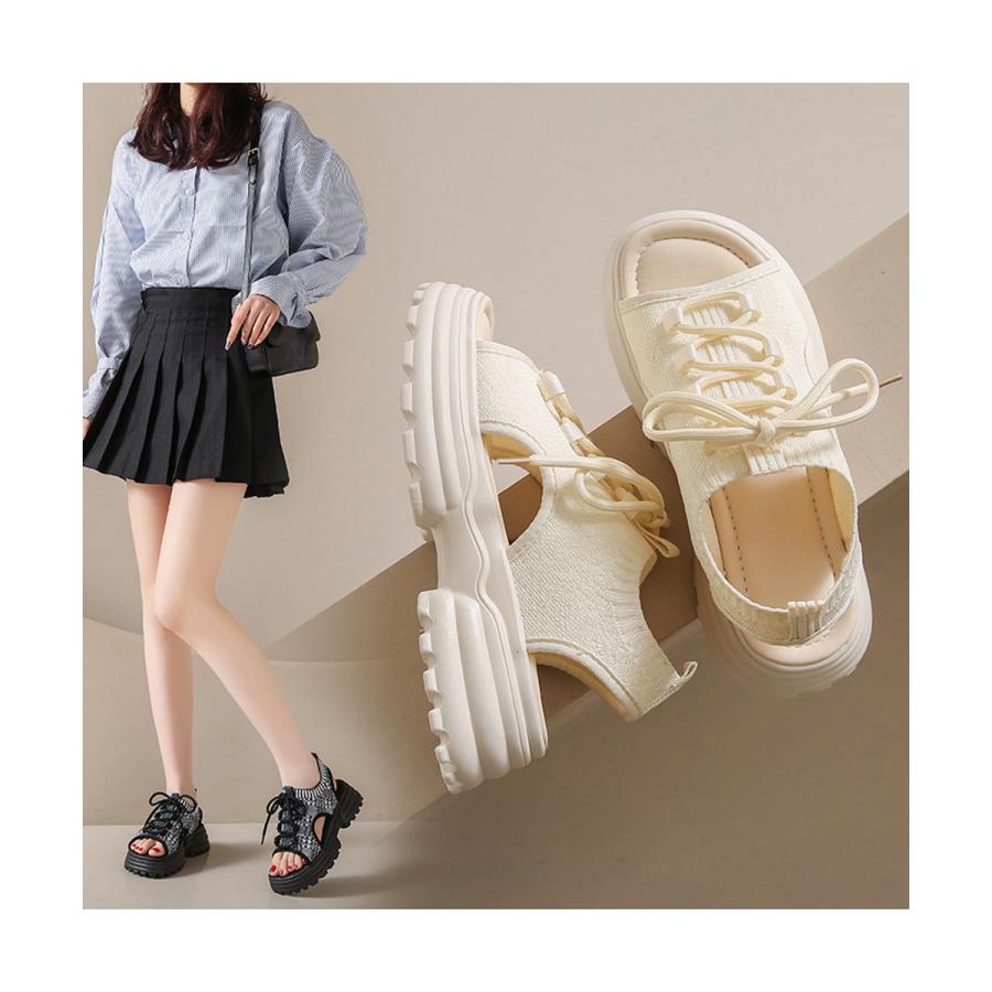 miniministore 厚底スポーツサンダル レディース 韓国風 miniministore 厚底スポーツサンダル レディース 韓国風