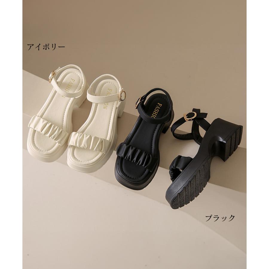 miniministore 厚底サンダル 太ヒール 美脚 春夏 miniministore 厚底サンダル 太ヒール 美脚 春夏