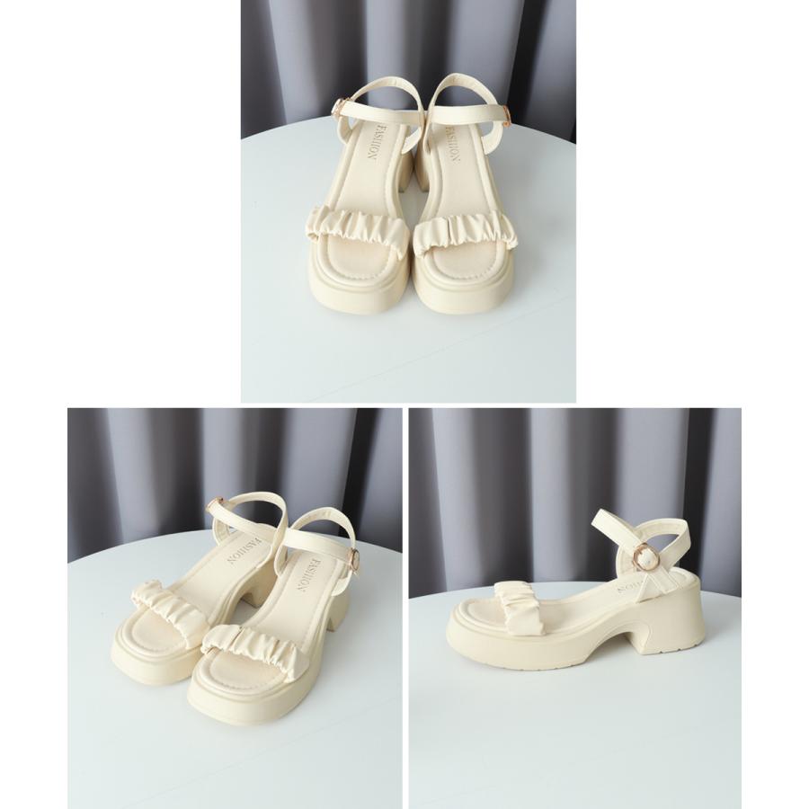 miniministore 厚底サンダル 太ヒール 美脚 春夏 miniministore 厚底サンダル 太ヒール 美脚 春夏