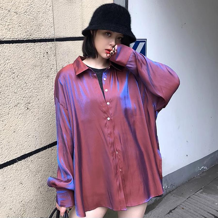 miniministore サテンブラウス レディース カーディガン【ゆう miniministore サテンブラウス レディース カーディガン【ゆう