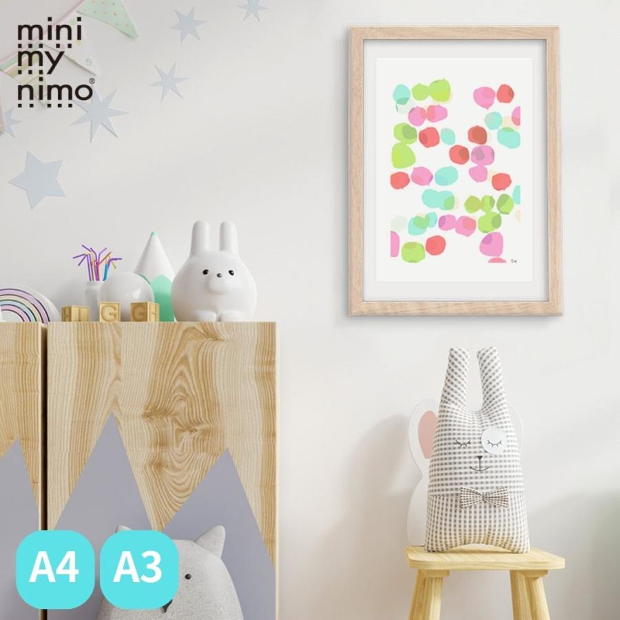 ミニマイニモ インテリアポスター 抽象 カラフル 北欧 A4 A3｜バルーン : minimynimo Yahoo!店 - 通販 - Yahoo!ショッピング