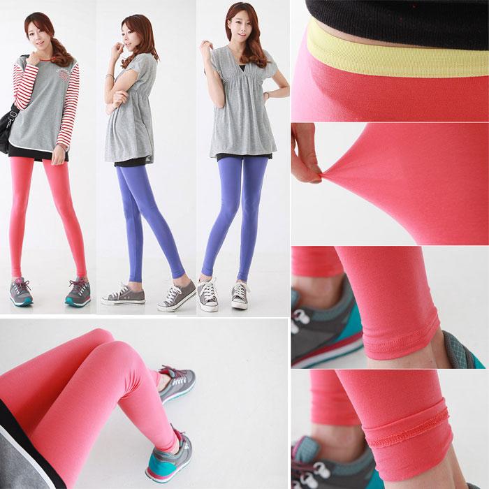 爽快な履き心地♪テンセル素材カラーレギンス【全9Color】/パステルカラー/Tencel material Leggings【メール便送料無料】 : ミニスキャンダル - 通販 ...