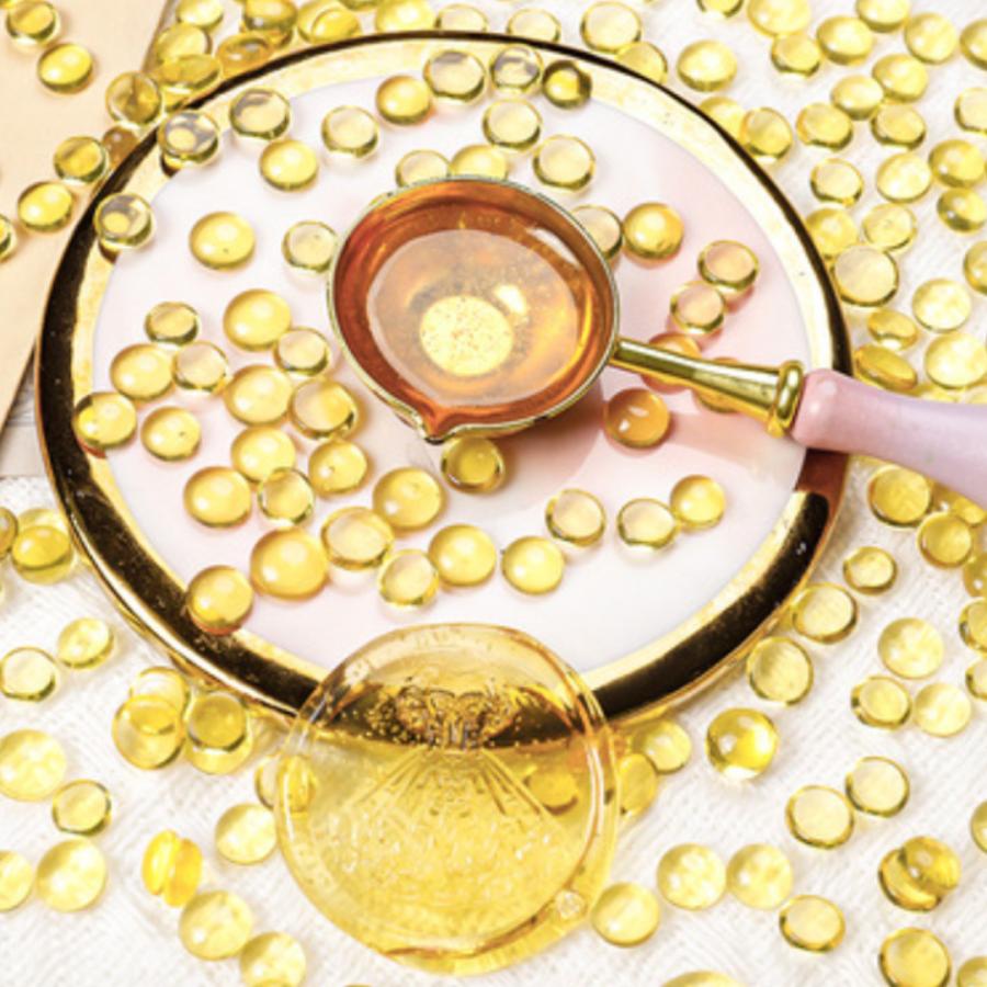 シーリングワックス スタンプ ビーズ 透明 はちみつ 50g クリア 蜂蜜 金色 : DIY専門店みんなのものづくり - 通販 - Yahoo!ショッピング